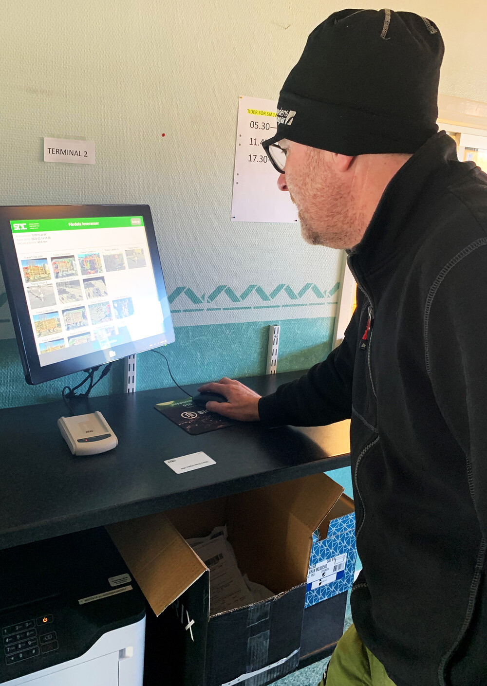 Sydved - Fjärrmätning av massaved i Hylte bruk invigd